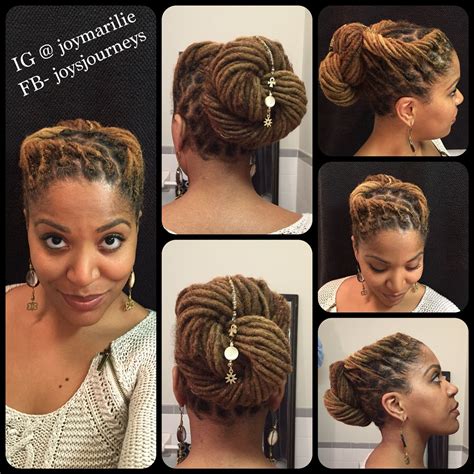 My Latest Style I Call This An Infinity Bun Dreadlock Styles