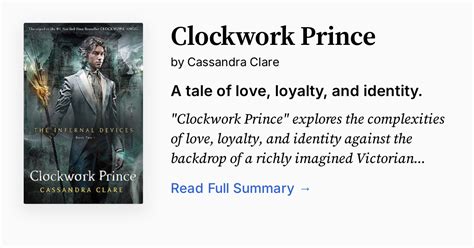 Clockwork Prince Summary Analysis Faq