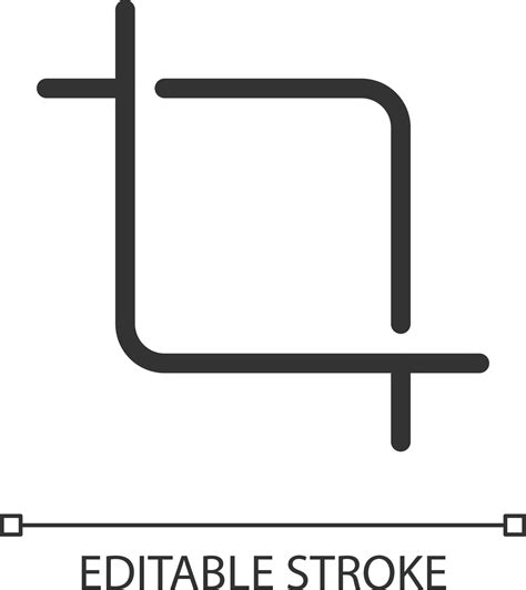 Crop Picture Pixel Perfect Linear Ui Icon Photography Composition