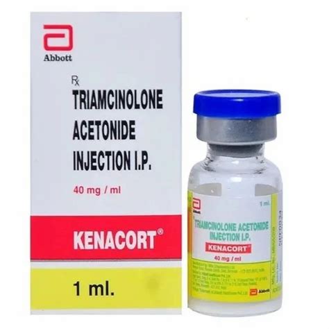 Triamcinolone Acetonide 40 Mg Injection At Rs 145 Piece Triamcinolone