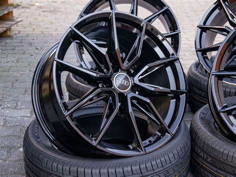 19 Zoll Alufelgen Rw02 Für Audi A3 S3 8p Rs3 8v 8y Q2 Q3 Schwarz In