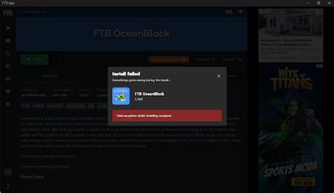 Cant Update Download Or Play Any Modpacks · Issue 932 · Ftbteam Ftb App · Github