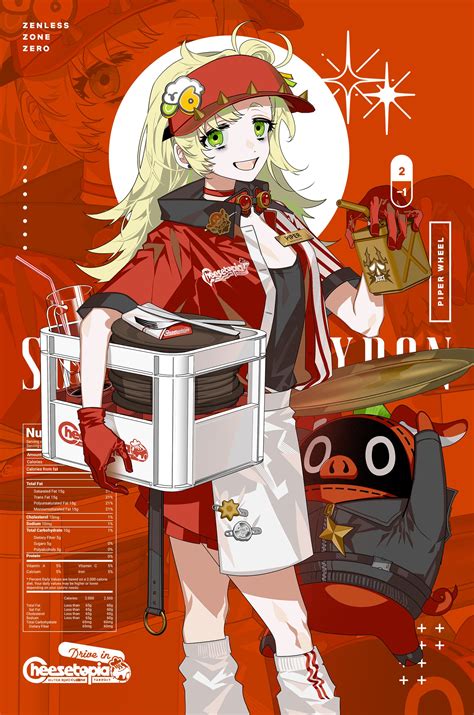 Piper Wheel And Red Moccus Zenless Zone Zero Drawn By Mzet Danbooru