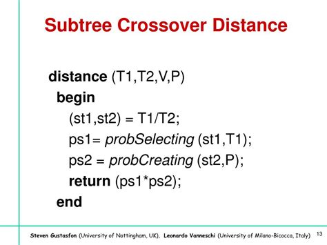 Ppt Operator Based Distance For Gp Powerpoint Presentation Free