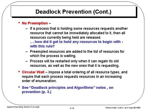 Module 8 Deadlocks 102203 System Model Deadlock Characterization