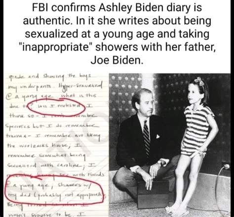 Fbi Confirms Ashley Biden Diary Is Authentic In It She Writes About