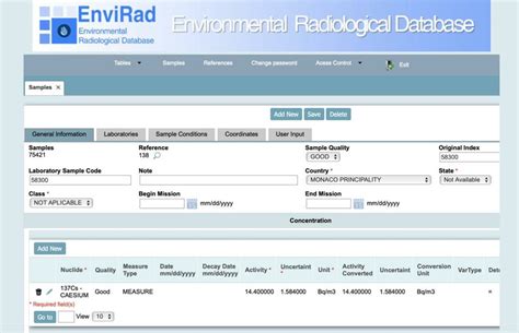 Query Result Showing The Samples And The Concentration Download