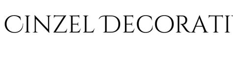 Cinzel Decorative Font
