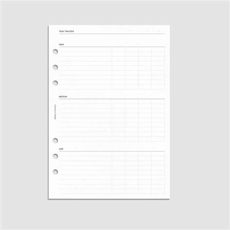 Kanban Task Tracker Planner Inserts Cloth And Paper Cloth And Paper