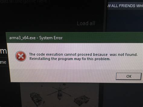 this is the most descriptive error i ve ever gotten r arma