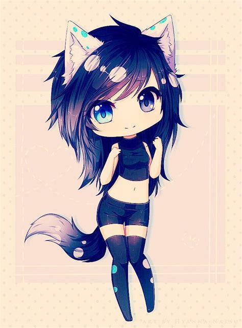 Black Anime Wolf Girl