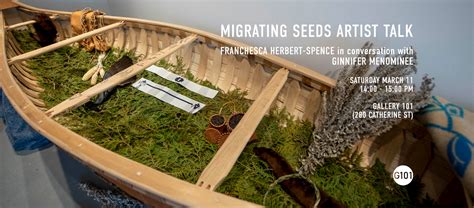 Artist Talk Migrating Seeds G101ca