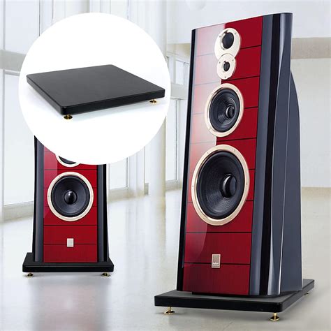 Buy Lesolar Subwoofer Speaker Stands 14x14 Inches Subwoofer Stand For Floor Pair Subwoofer
