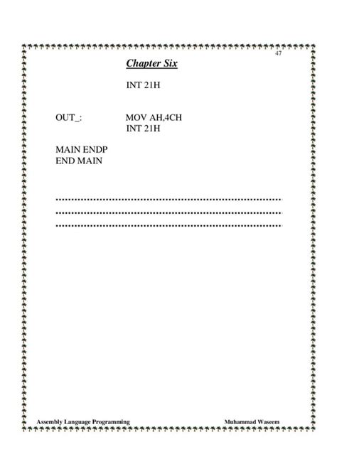 Solution Manual Of Assembly Language Programming And Organization Of The Ibm Pc By Ytha Y Yu