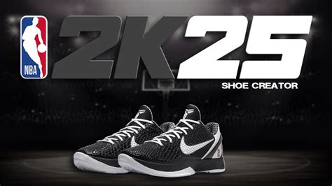 Nba 2k25 Shoe Creator How To Make Kobe 6 Mambacita Youtube