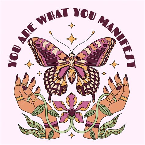 Premium Vector Hand Drawn Retro Graphics Butterfly Illustration