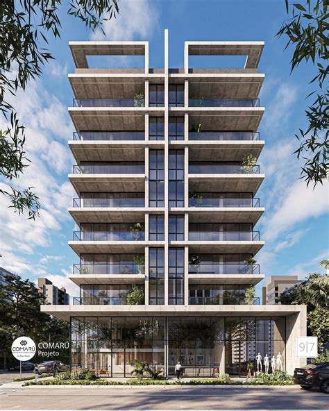 Pin By Orialle Silva On Edifícios Modernos Residential Building