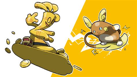 Alolan Raichu And Gholdengo Pokemon Drawn By Blacknirrow Danbooru