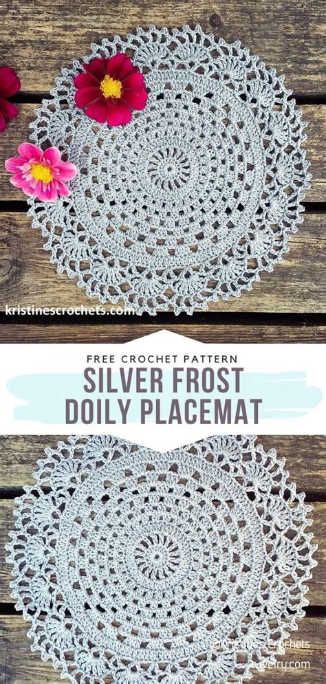 Sweet And Subtle Lace Placemats Diy Crochet Patterns Crochet