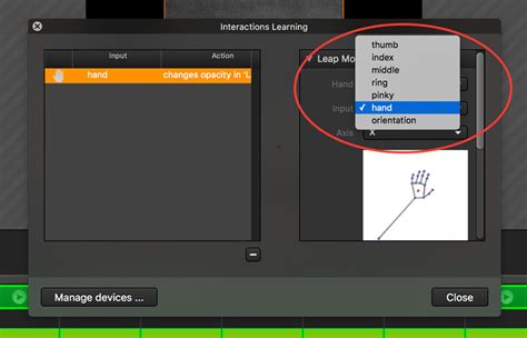 Using The Kinect And Leapmotion • Millumin Help
