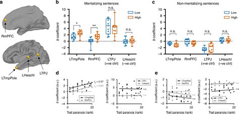 Response To Mentalizing Events Is Stronger In High Compared To Download Scientific Diagram