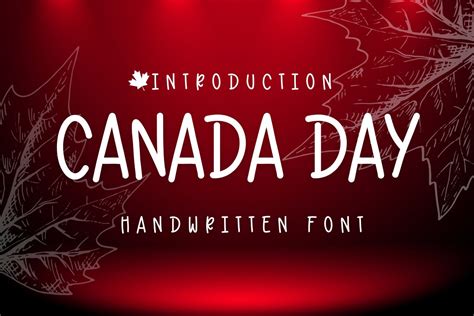 Canada Day Regular Font XFonts Pro