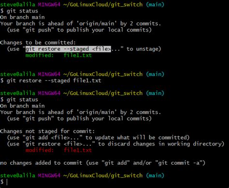 Using Git Switch Is It Alternate To Git Checkout Golinuxcloud
