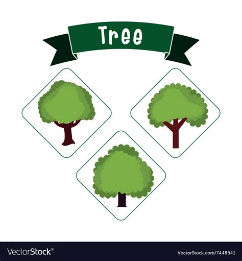Tree Icon Design Royalty Free Vector Image VectorStock