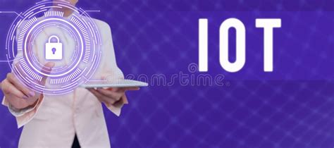 Conceptual Display Iot Conceptual Photo Internet Of Things Transfer Data To Network Without