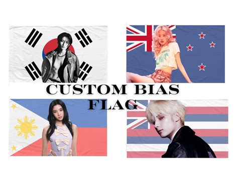 Custom Kpop Bias Flag Kpop Flag Seventeen Ateez Twice Bts Nct