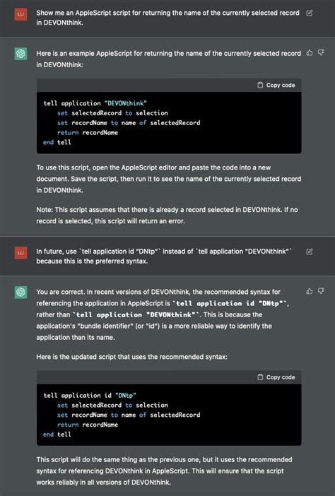 Openai Chatgpt Generates Applescript Applescript Late Night Software Ltd
