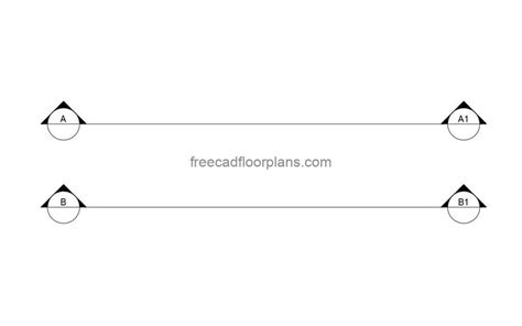 Dynamic Section Mark Free Cad Drawings