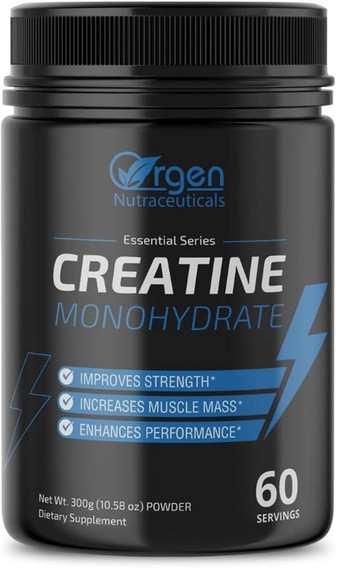 Orgen Nutraceuticals Creatine Monohydrate Powder Supplement