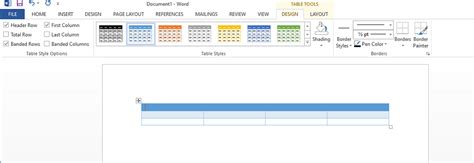 Working With Tables In Ms Word Geeksforgeeks