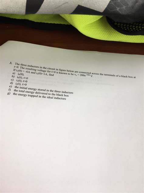 The Three Inductors In The Circuit In Figure Below