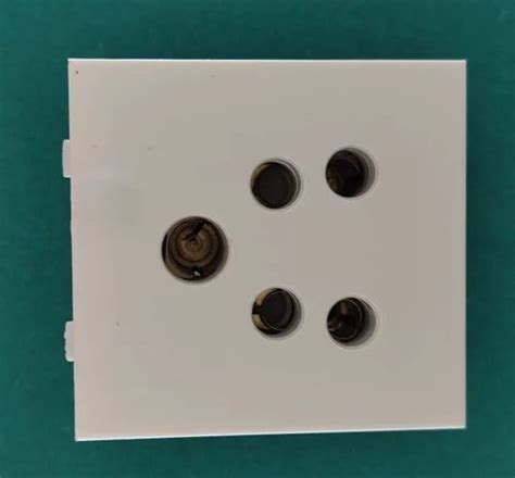 Electric 6 Amp 5 Pin Modular Socket At Rs 16 50 Piece Electric Socket In New Delhi Id