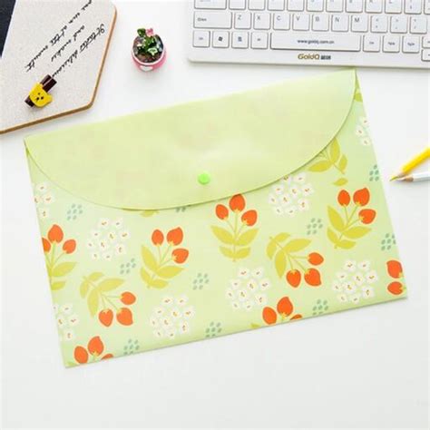 خرید و قیمت پوشه فانتزی دکمه دار A4 طبیعت گلگلی در 4 طرح و رنگ از غرفه پاتوق تحریر فانتزی