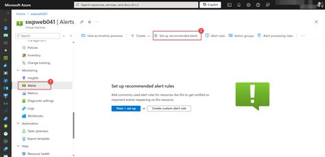 Azure Tip Easily Configure Recommended Alert Rules For Azure Vms Aks Resources Or Log
