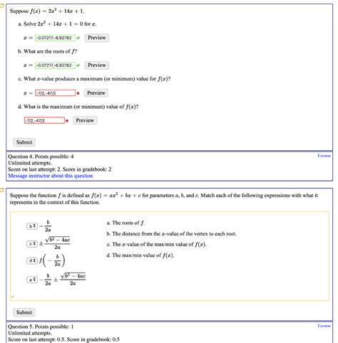Solved Suppose f x 2x² 14x 1 a Solve 2x² 14x 1 Chegg com