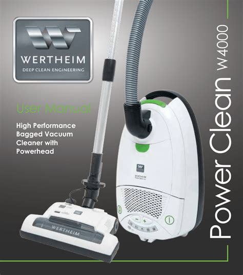 Wertheim Carpet Cleaner Instruction Manual Carpet Vidalondon