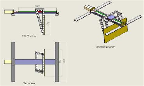 Dimensions Of The Piston Type Wavemaker Mm This Figure Is Available Download Scientific