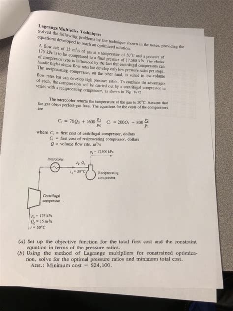 solved lagrange multiplier technique solved the following