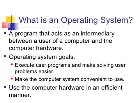 Basic Os Concepts