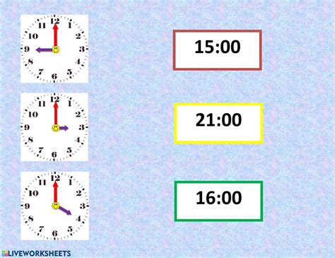 Часовник 1 клас Free Interactive Worksheets 117036