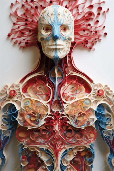 Premium Ai Image 3d Model Concept Of Endocrine System