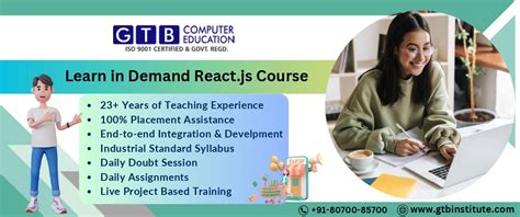 React Course Training In Jalandhar Gtb Computer Education Jalandhar