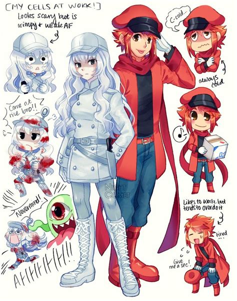 Cells At Work Otaku Anime Anime Manga Fan Art Anime Character Art