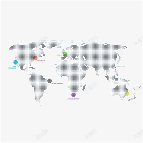 灰色世界地图矢量图 元素 免抠png 设计图片 免费下载 页面网页 平面电商 创意素材