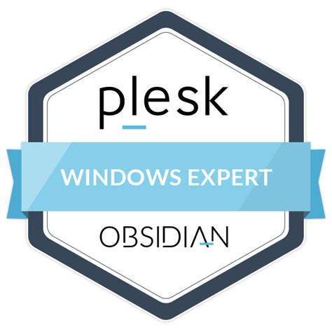 Plesk Obsidian For Windows Expert Credly