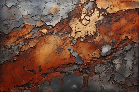 Premium Ai Image Rust Texture Background